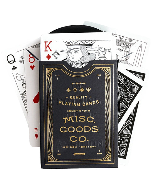 MISC Goods | Playing Cards | Black – 18 Waits